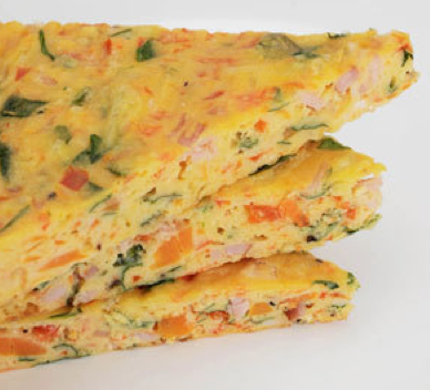 Healthy Eating Vegetable Slice - Lose Baby Weight