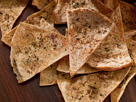Garlic & Herb Pitta Chips - Lose Baby Weight
